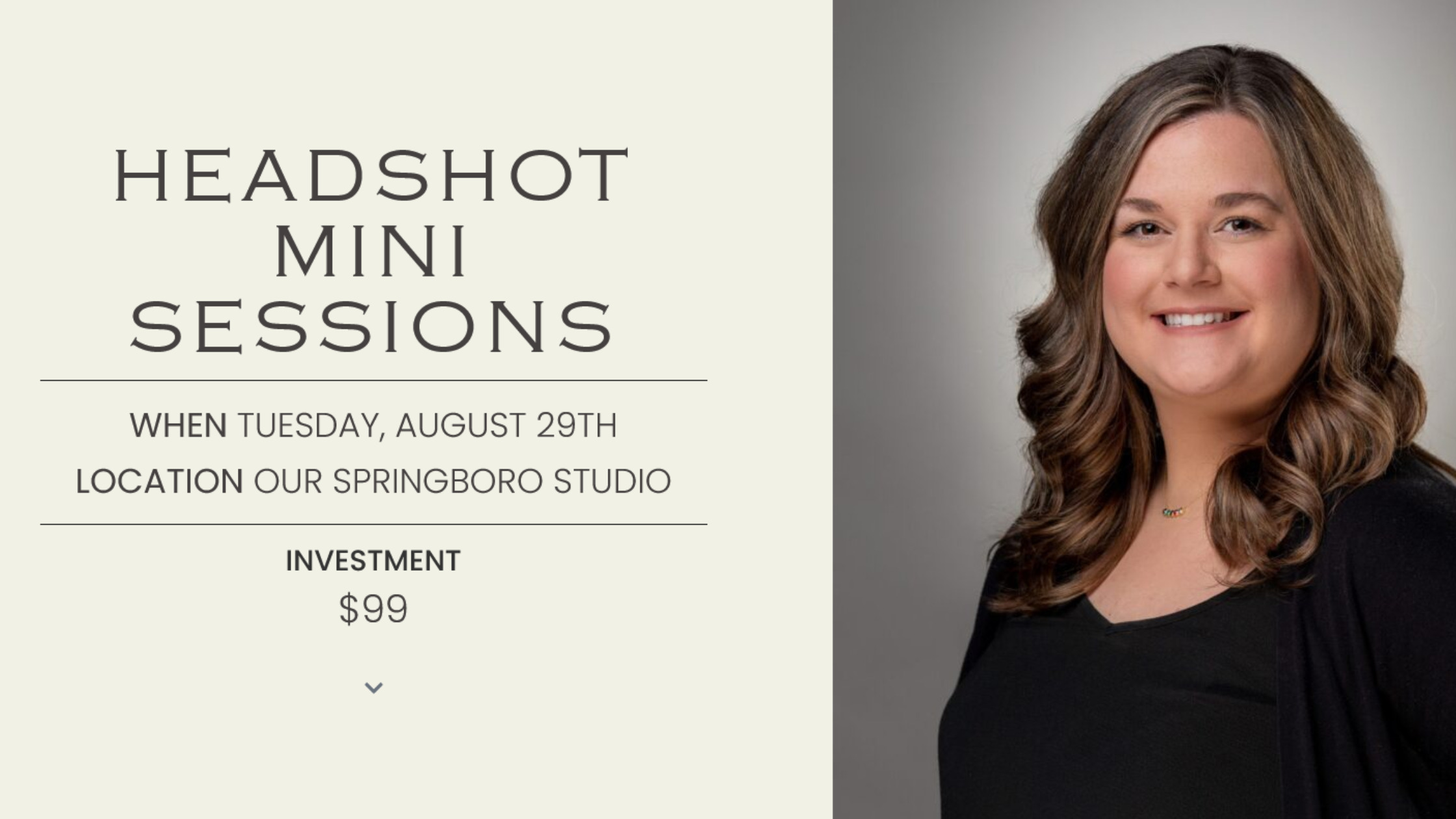 Headshot Mini Sessions - Kelly Ann Commercial Photography Dayton Ohio